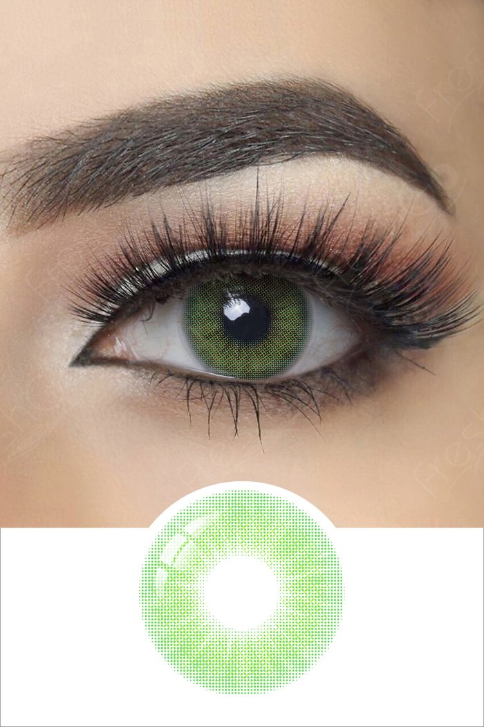 FRESHGO HIDROCOR EMERALD (GREEN) COSMETIC COLORED CONTACT LENSES | EyeQ ...