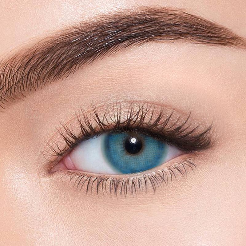 Dark Blue Colored Eye Contacts